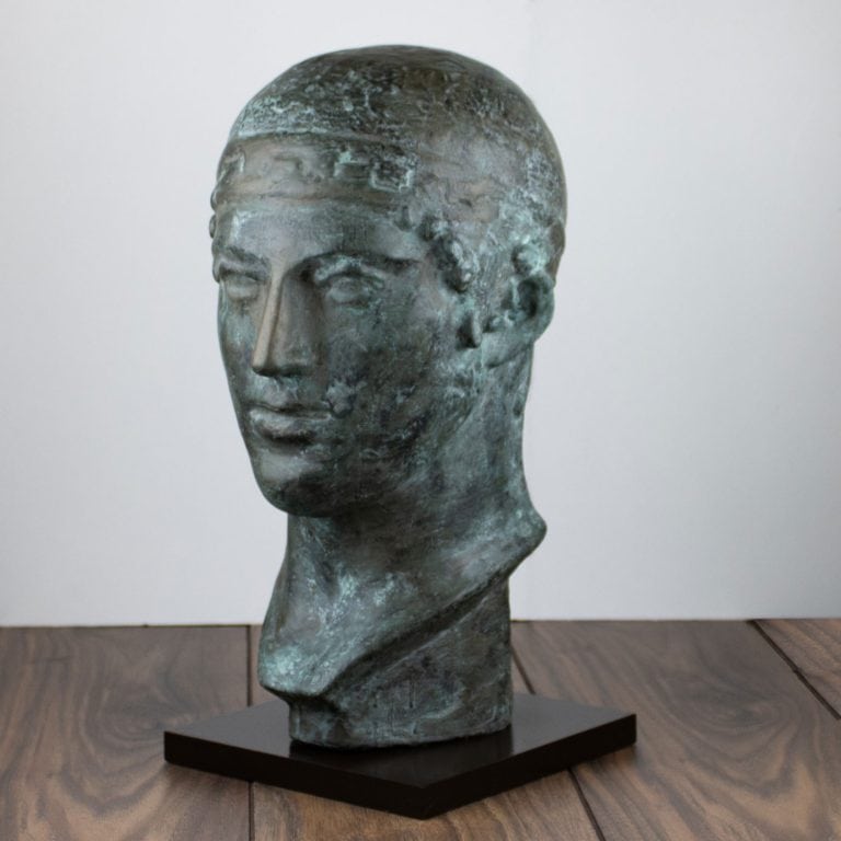 Sculpture - Ηead of the Charioteer of Delphi - Studio Morfes